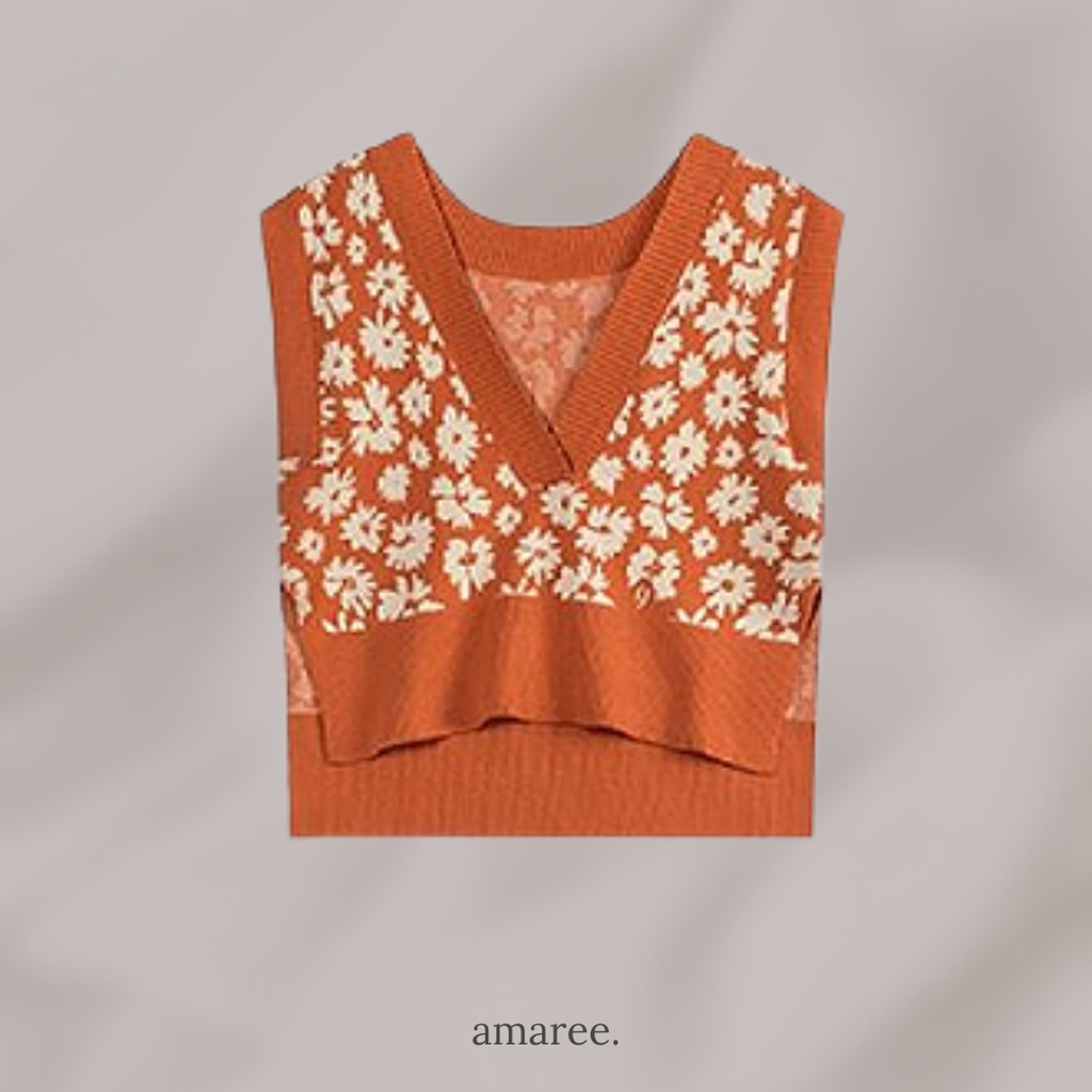 sasa floral vest - amaree